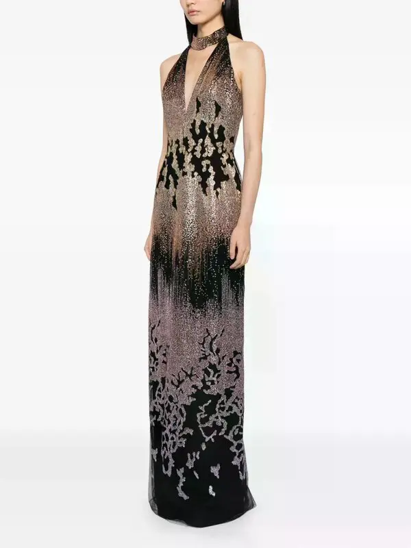 SAIID KOBEISY Crystal-embellished Dress