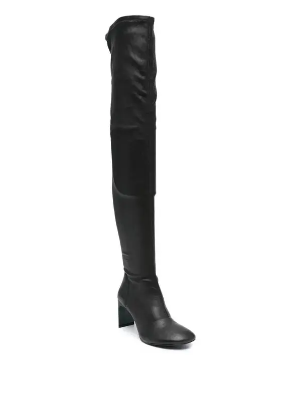 Patrizia Pepe 75mm Nappa Leather Thigh-high Boots