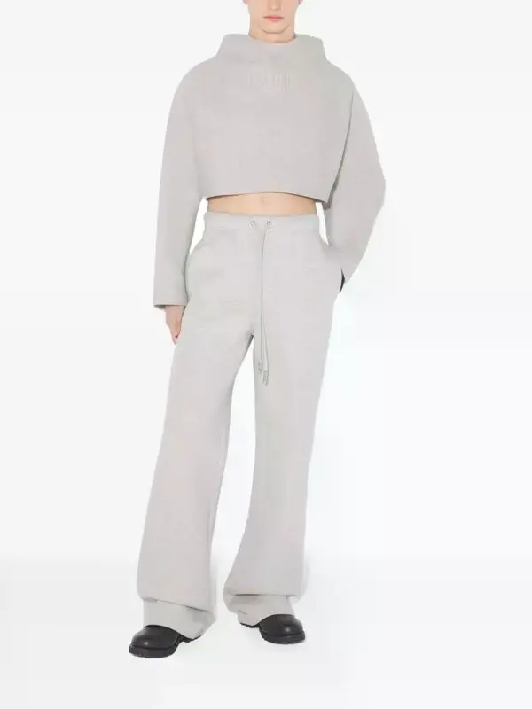 JEAN PAUL GAULTIER Drawstring-cuffed Track Pants - Grey
