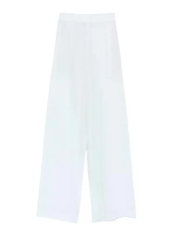 JOSEPH Pleated Wide-leg Trousers - Blue