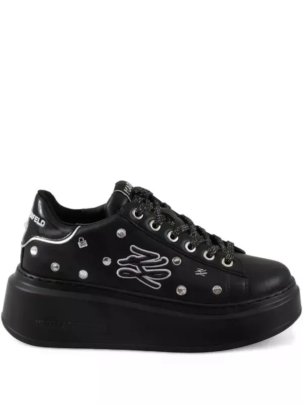 Karl Lagerfeld Platform Studded Sneakers