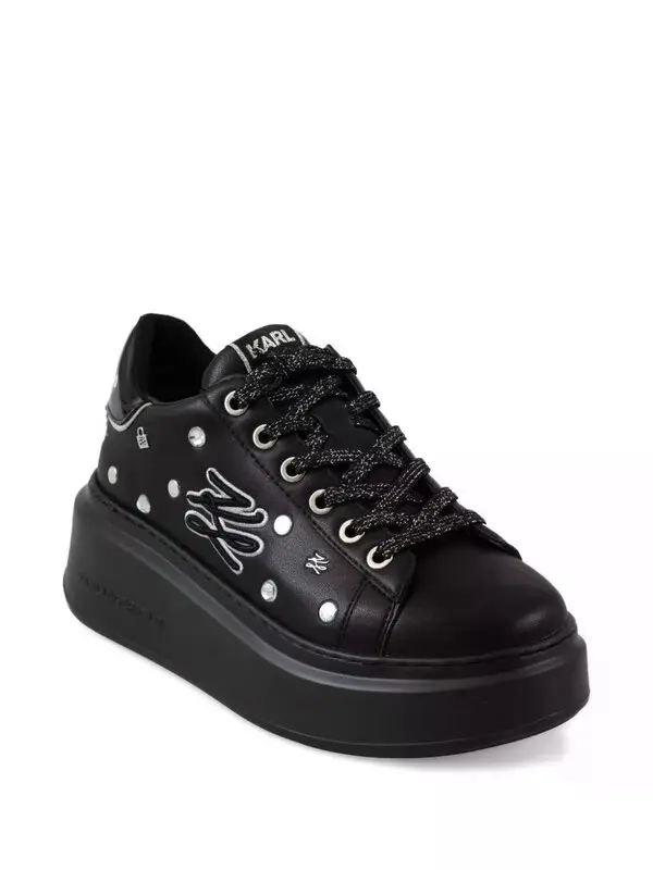 Karl Lagerfeld Platform Studded Sneakers
