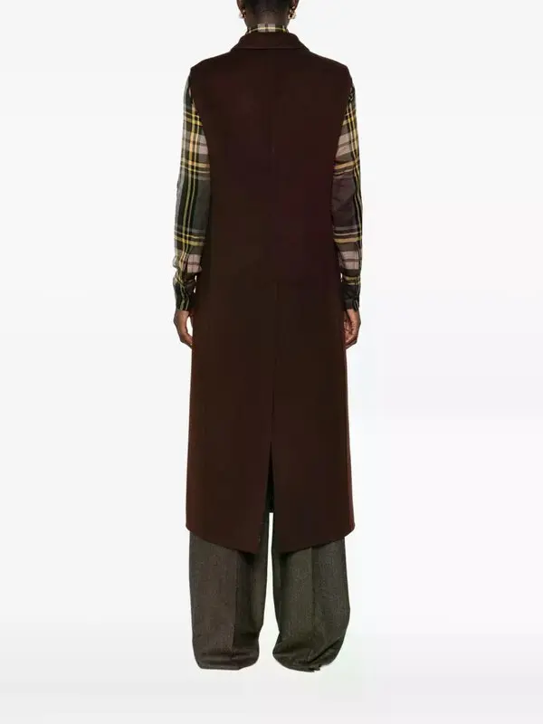 Gucci Double-breasted Sleeveless Coat