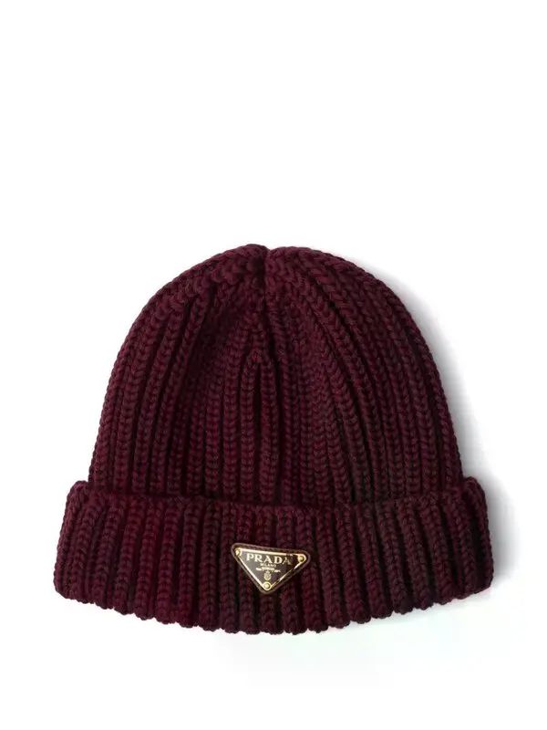 Prada Wool Beanie - Red