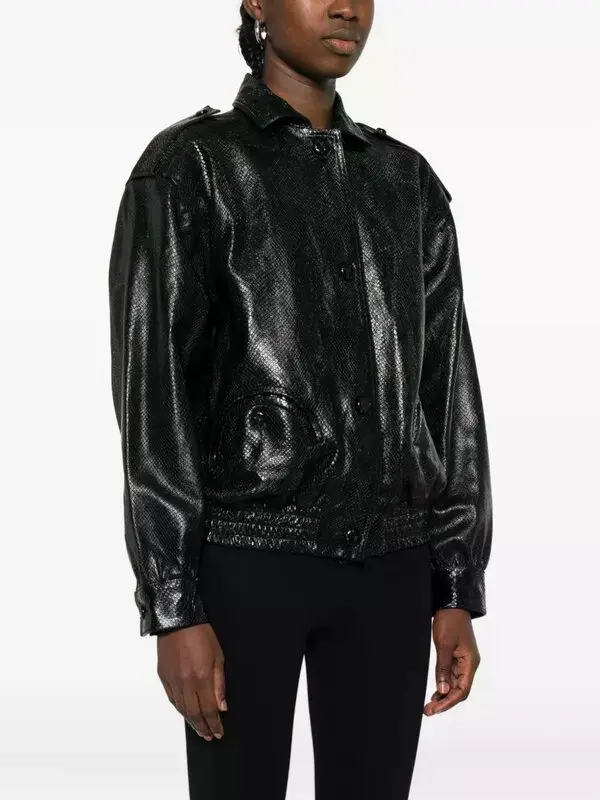 BLAZÉ MILANO Button-fastening Bomber Jacket