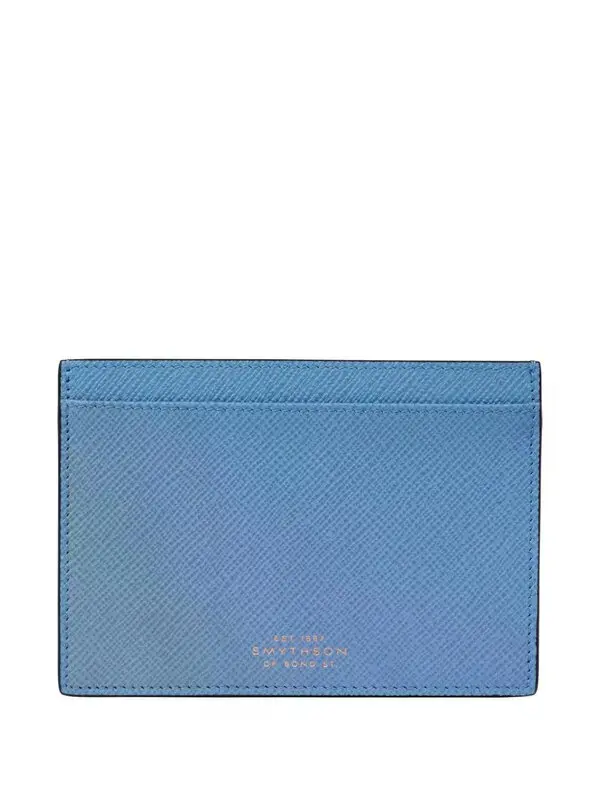 Smythson Panama Passport Sleeve - Blue