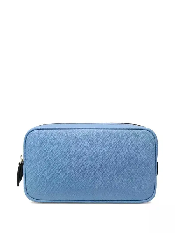 Smythson Panama Double Zip Wash Bag
