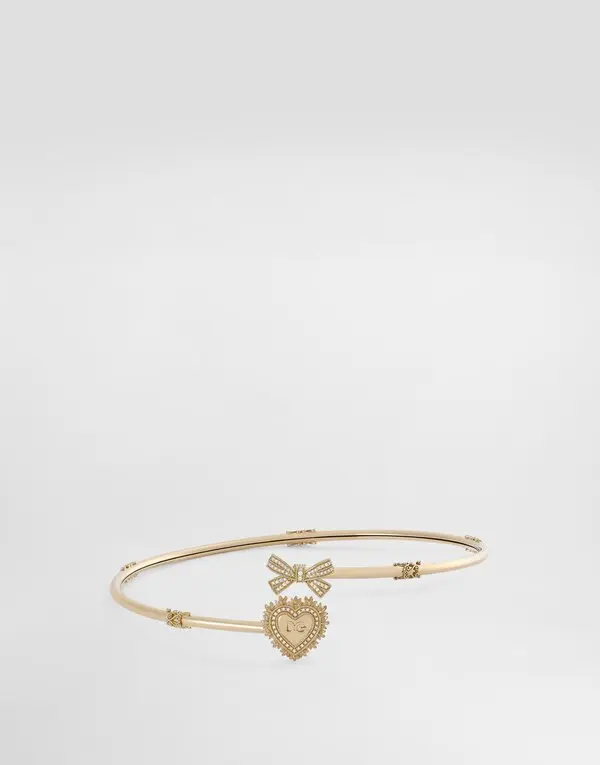 Dolce & Gabbana Devotion Diamond Choker - Gold