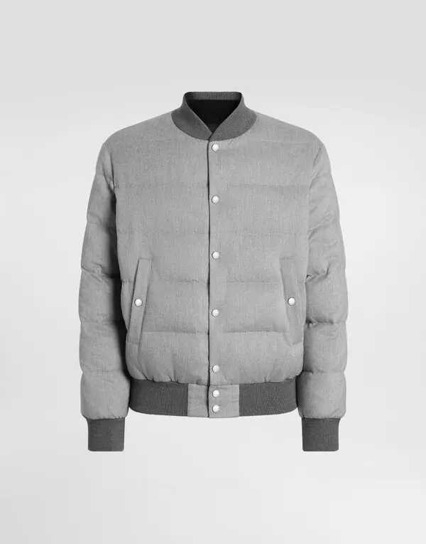 Dolce & Gabbana Reversible Padded Jacket - Grey