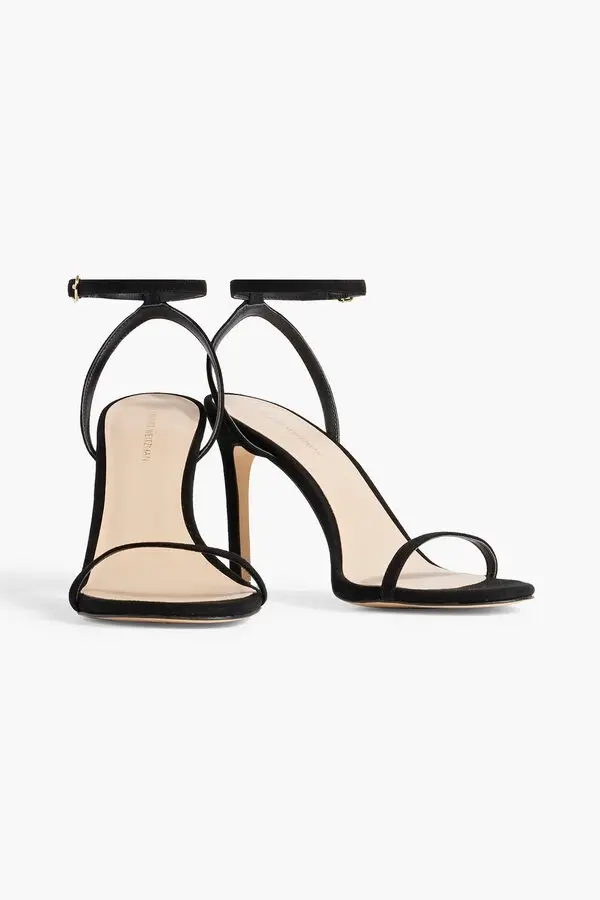 STUART WEITZMAN Dancer 95 Suede Sandals