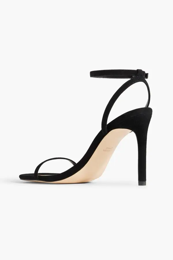 STUART WEITZMAN Dancer 95 Suede Sandals