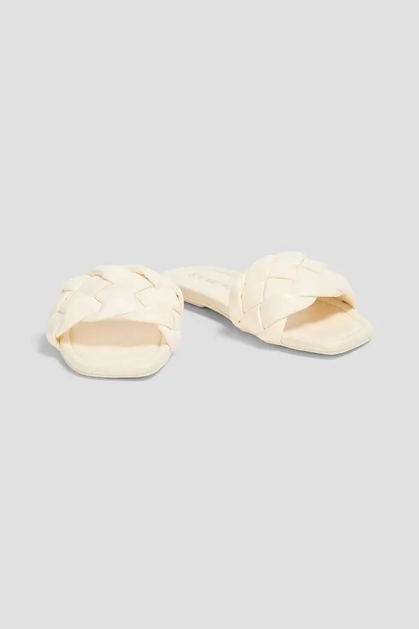 STUART WEITZMAN Braida Leather Slides