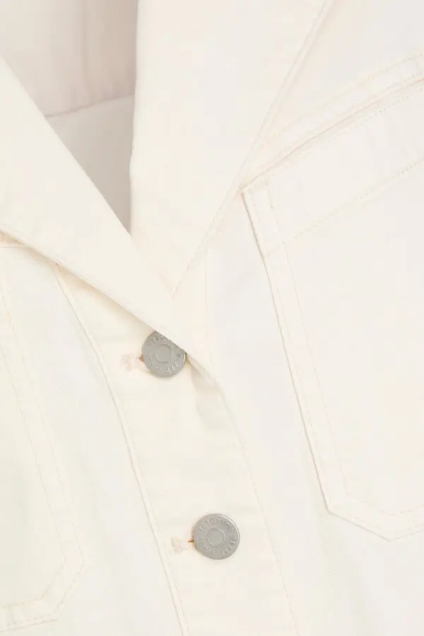 Veronica Beard Mckinley Cotton-blend Twill Mini Shirt Dress