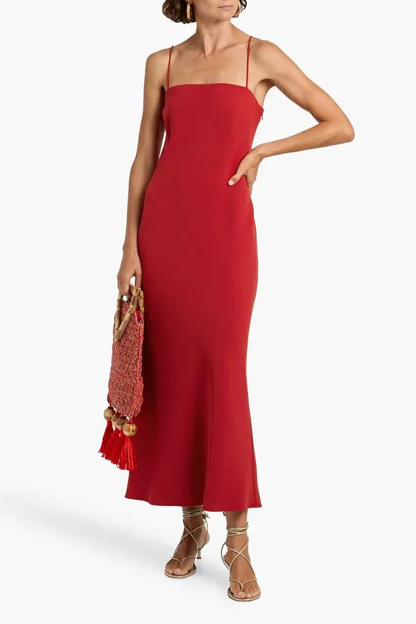 Veronica Beard Mavis Crepe Maxi Dress