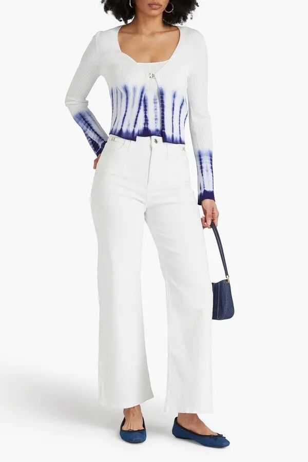 Maje Embellished High-rise Straight-leg Jeans