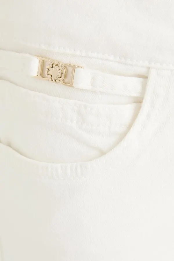 Maje Embellished High-rise Straight-leg Jeans