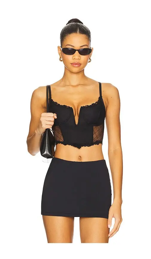 Free People X Hearts Collide Cami - Fp Black