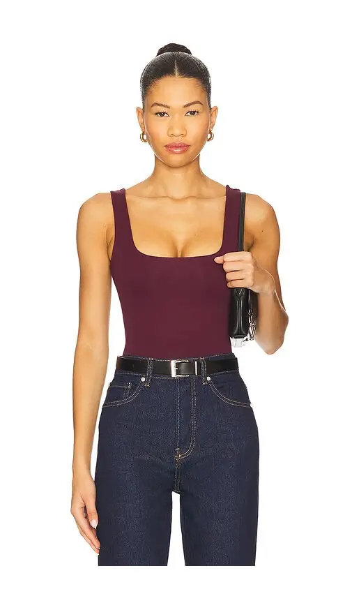 Good American Sculpting Modern Tank Bodysuit - Fig007