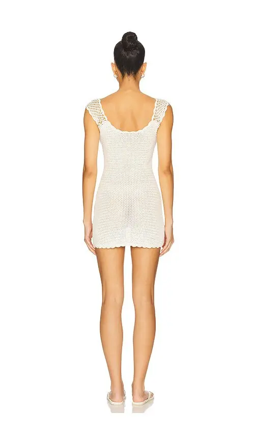 Frankies Bikinis Kai Crochet Mini Dress