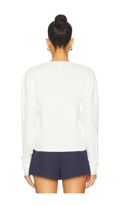 ALL THE WAYS Brittany Button Up Sweater - Ivory
