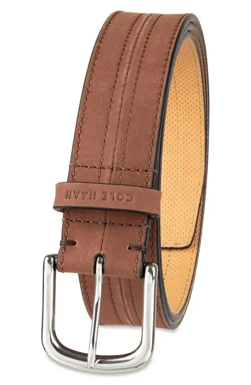 Cole Haan Leather Belt - Chocolate
