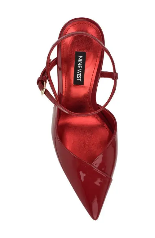 Nine West Ankle Strap Pointed Toe Pumps