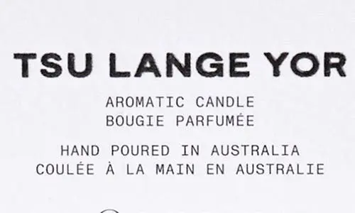 TSU LANGE YOR Pool Scented Candle