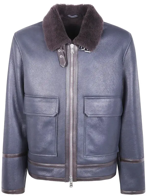 DONDUP Leather Jacket - Brown