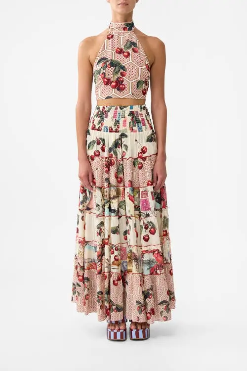 Camilla Halter Tie Back Top - Notes From The Road