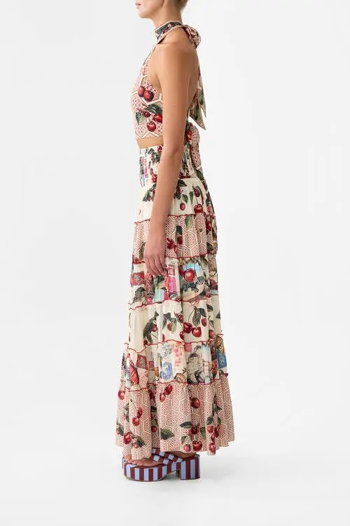 Camilla Halter Tie Back Top - Notes From The Road