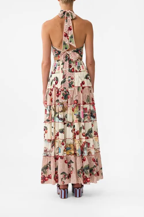 Camilla Halter Tie Back Top - Notes From The Road