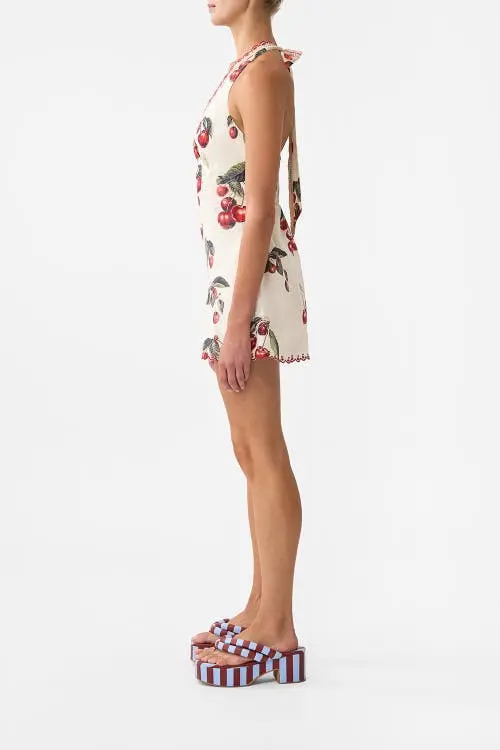 Camilla Button Front Halter Neck Playsuit