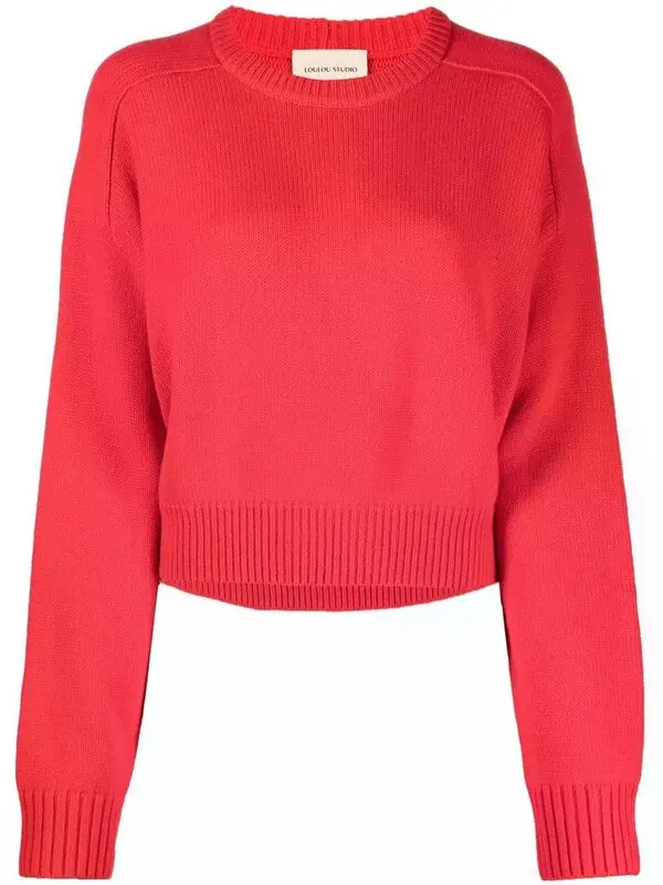 Loulou De Saison Bruzzi Wool-cashmere Jumper - Red