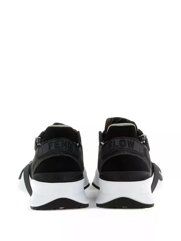 Fendi Flow Ff Jacquard Sneakers - Black