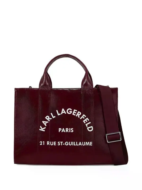 Karl Lagerfeld Rue St-guillaume Coated Tote Bag