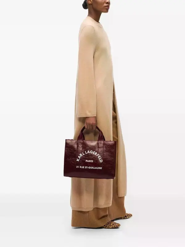 Karl Lagerfeld Rue St-guillaume Coated Tote Bag