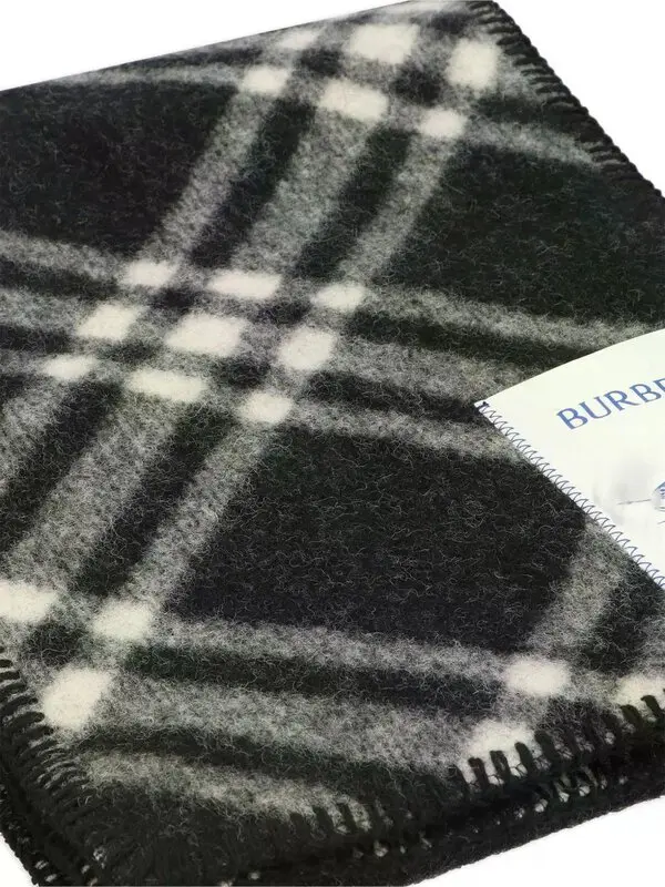 Burberry Checked Wool Scarf