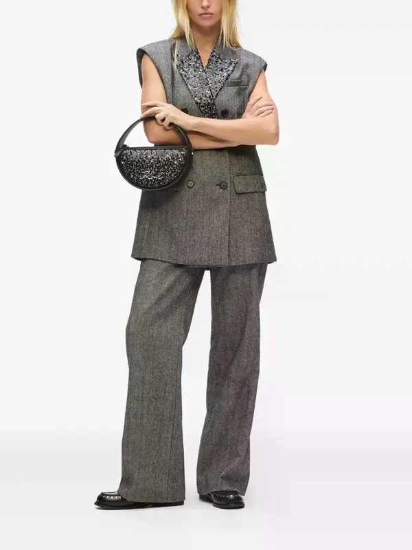 Karl Lagerfeld Signature Herrin Sequined Crossbody Bag