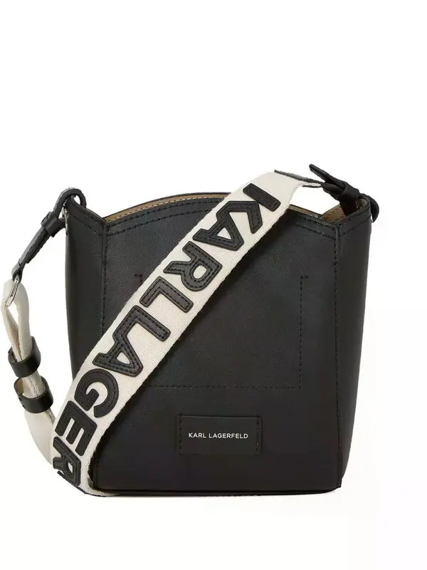 Karl Lagerfeld K/circle Bucket Perforated Bag