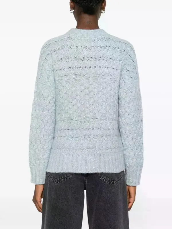 Eleventy Cable-knit Pullover Sweater