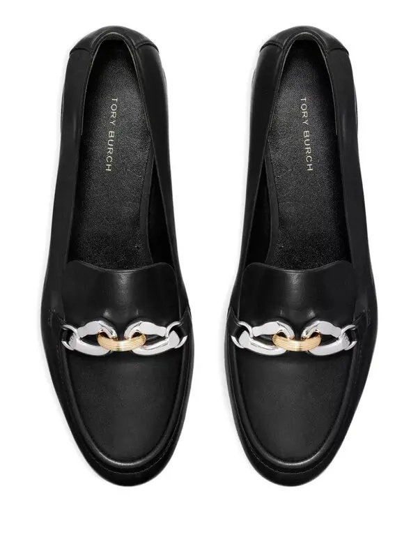 Tory Burch Chain-link Embellishment Loafers