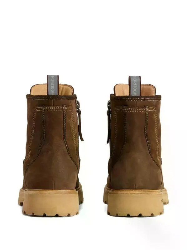 Woolrich Lace-up Zip Boots