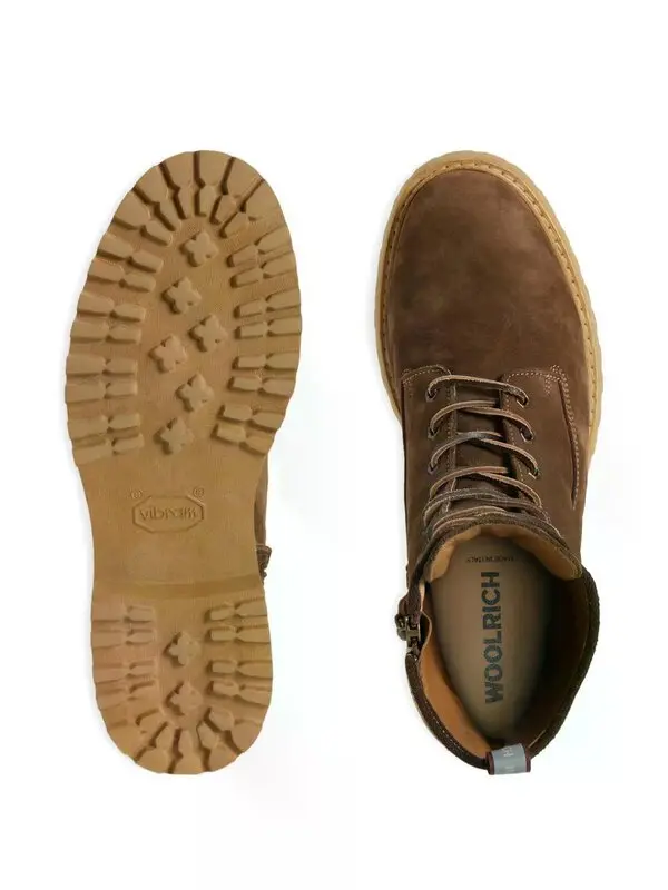 Woolrich Lace-up Zip Boots