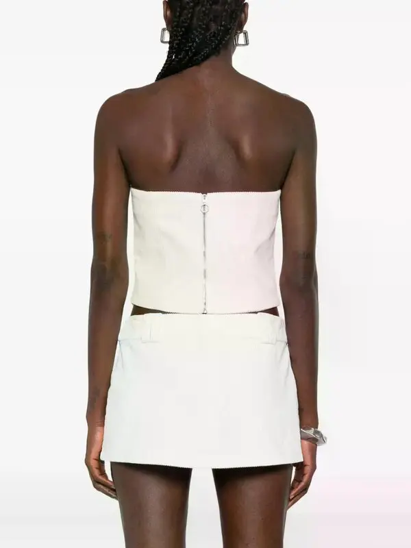 VESTIAIRE D'UN OISEAU LIBRE Corduroy Corset