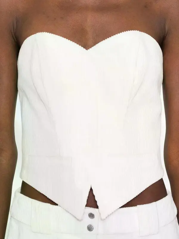 VESTIAIRE D'UN OISEAU LIBRE Corduroy Corset
