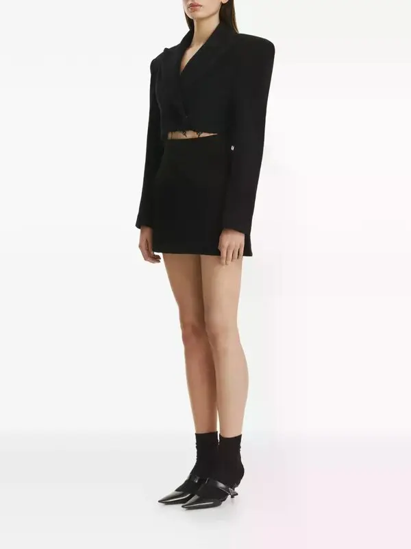 VESTIAIRE D'UN OISEAU LIBRE A-line Mini Skirt - Black