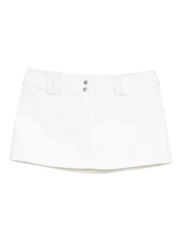 VESTIAIRE D'UN OISEAU LIBRE A-line Mini Skirt - White
