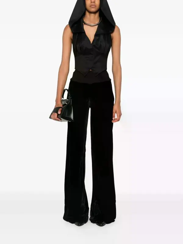 Rick Owens Velvet Panel Trousers