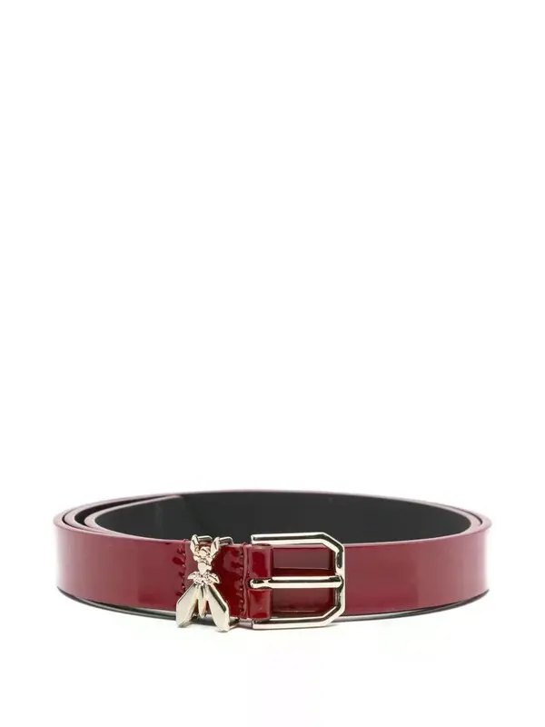 Patrizia Pepe Patent Leather Belt - Red