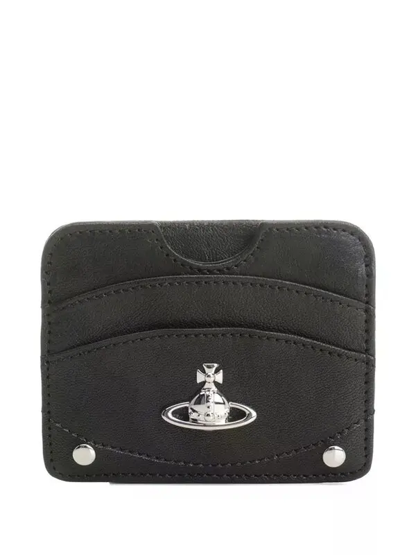 VIVIENNE WESTWOOD Half Moon Card Holder - Black